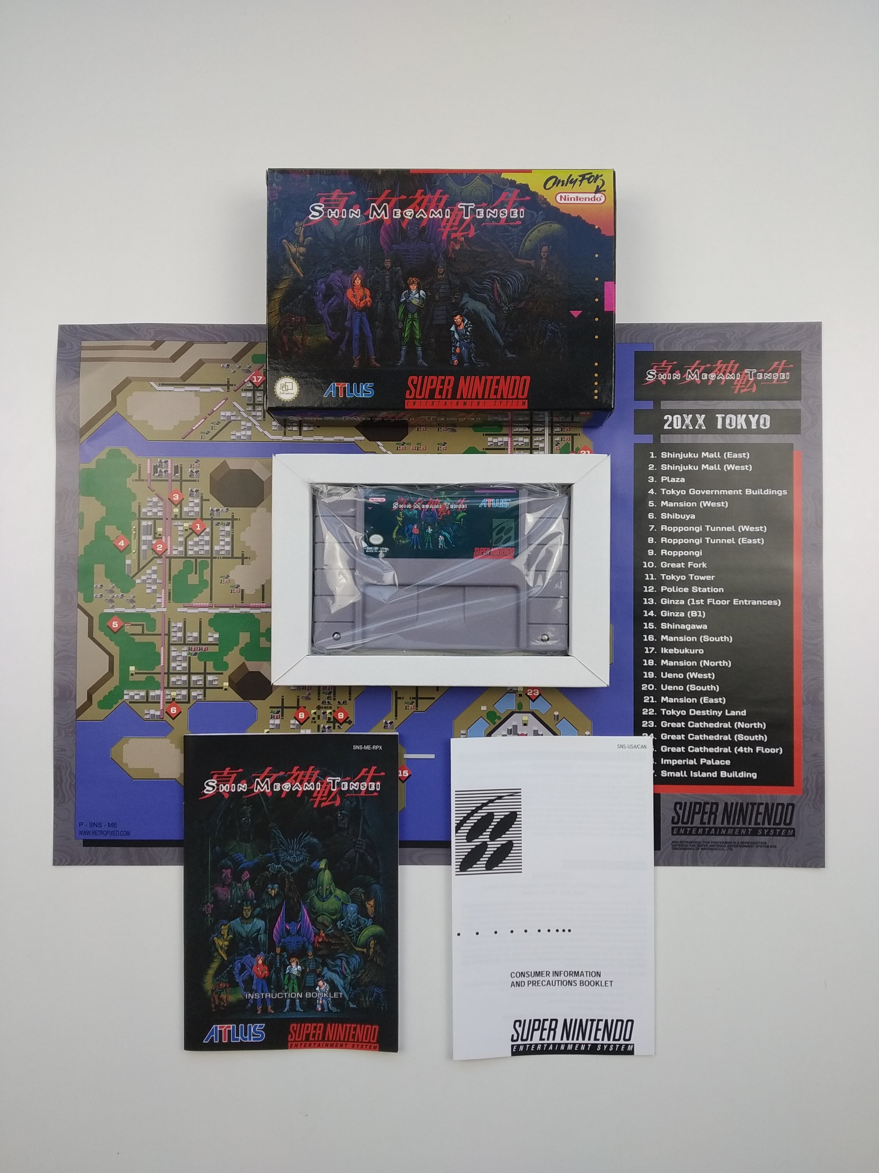 Shin Megami Tensei - SNES USA - Complete Game – retropixed