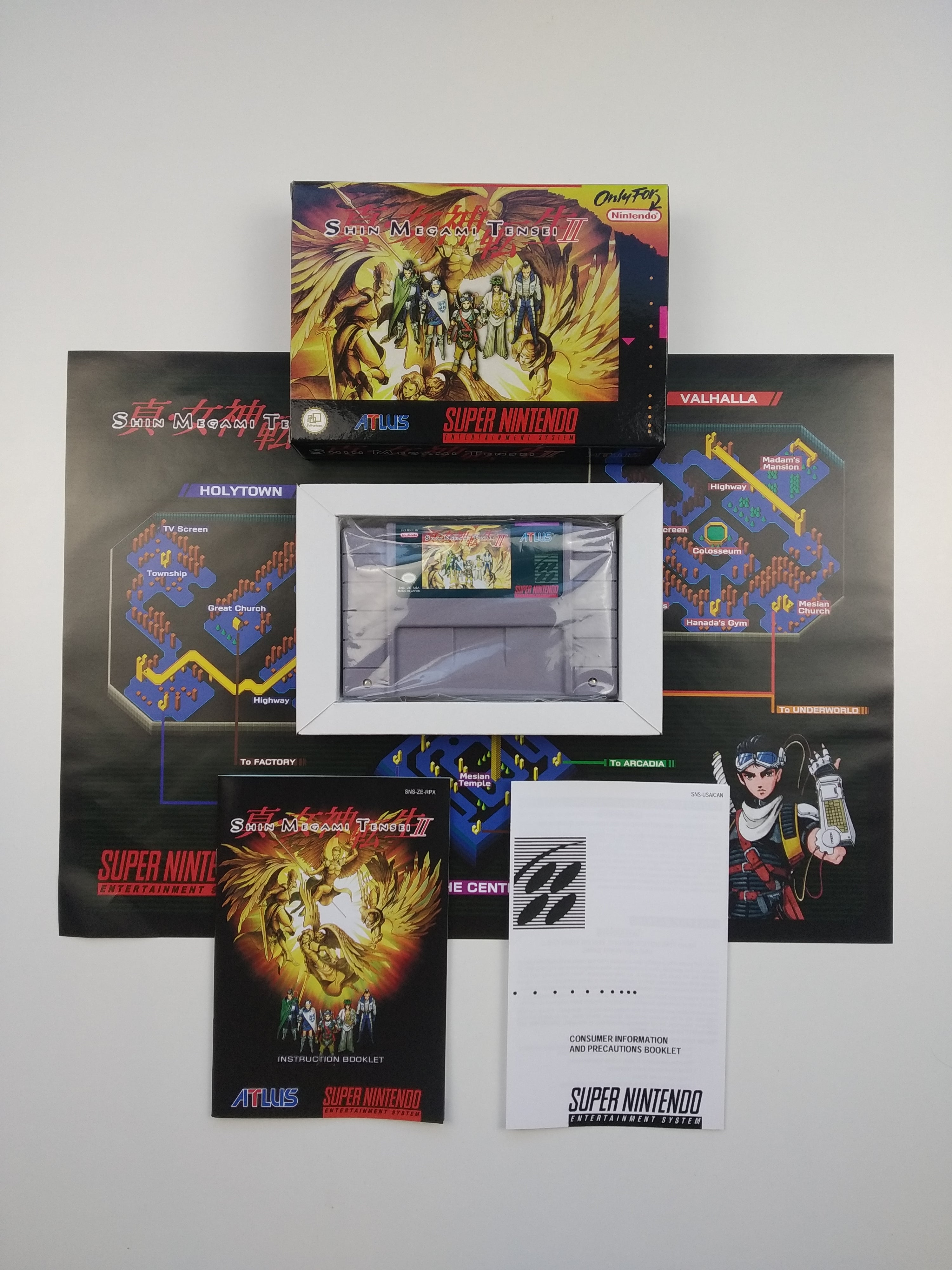 Shin Megami Tensei II - SNES USA - Complete Game – retropixed