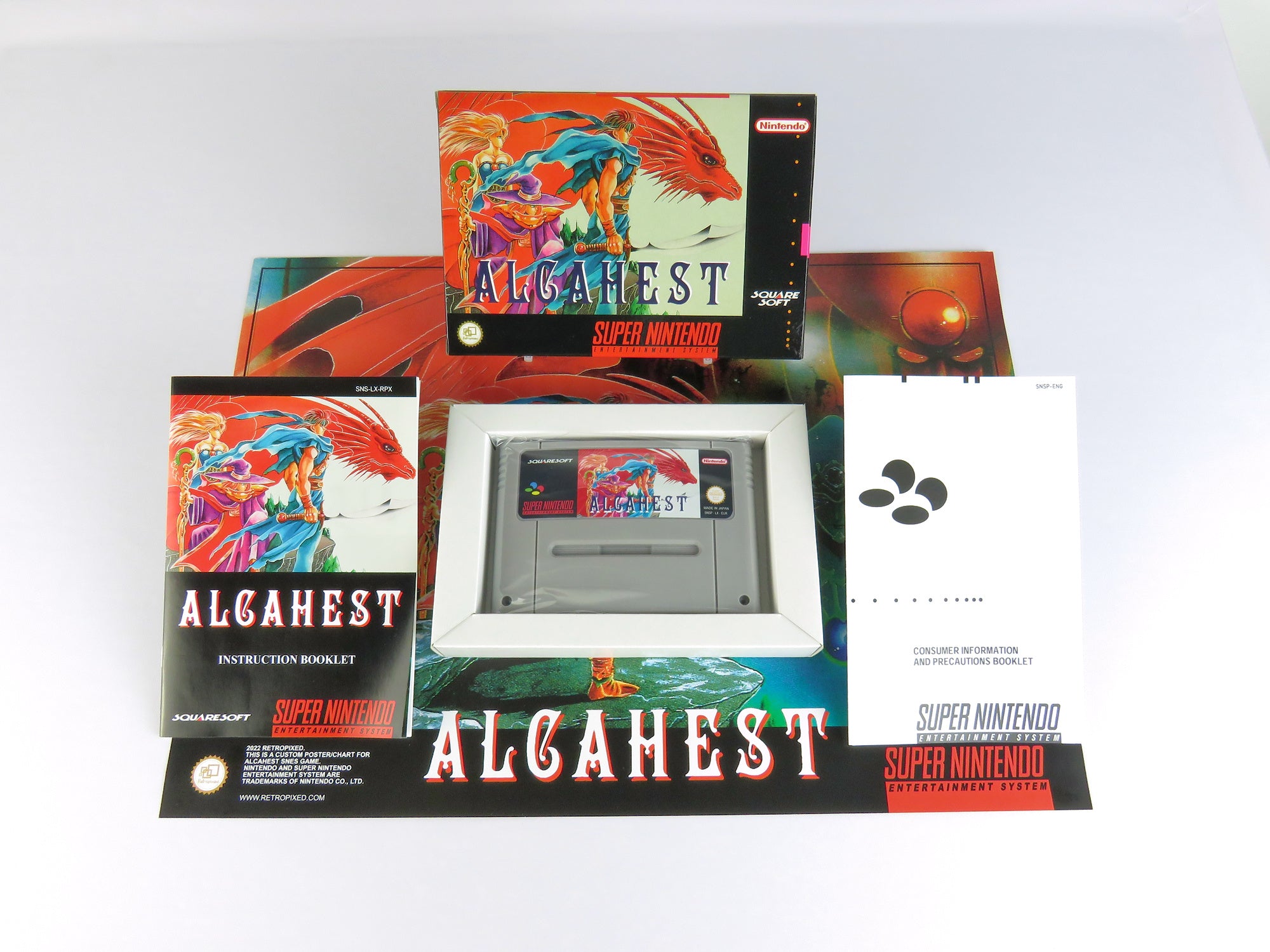 Alcahest - SNES PAL - English Complete Game – retropixed